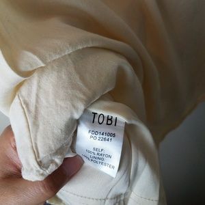 Tobi | Dresses | Tobi Lace Open Back Deep V Neck Mini Dress New | Poshmark